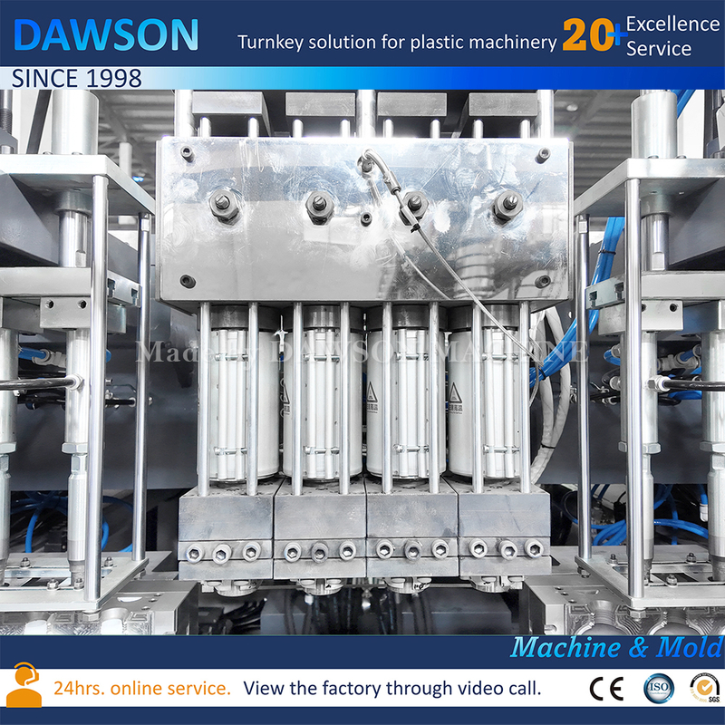 Full Automatic 900ml Plastic Bottle HDPE Double Station Making Machine HDPE Blow Molding Machine ...